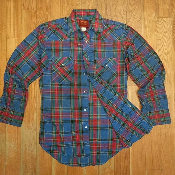 Rustler | Shirts | Btg Rustler Mens Western Shirt Pearl Snap Small ...